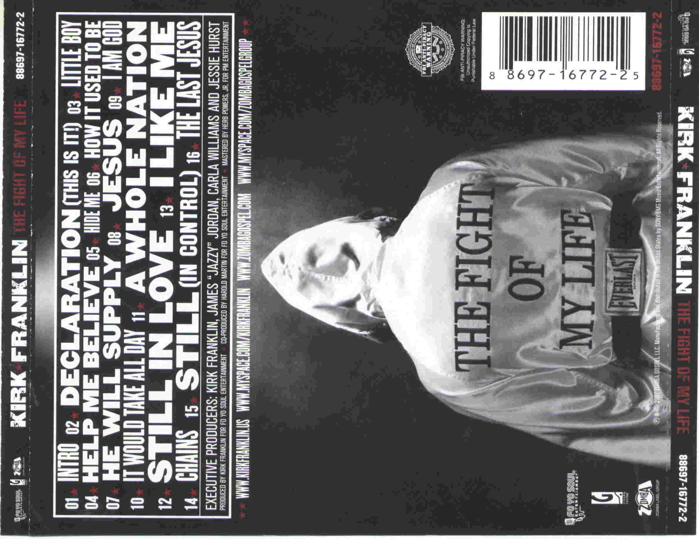 Kirk Franklin The Fight Of My Life : Back | CD Covers | Cover Century ...